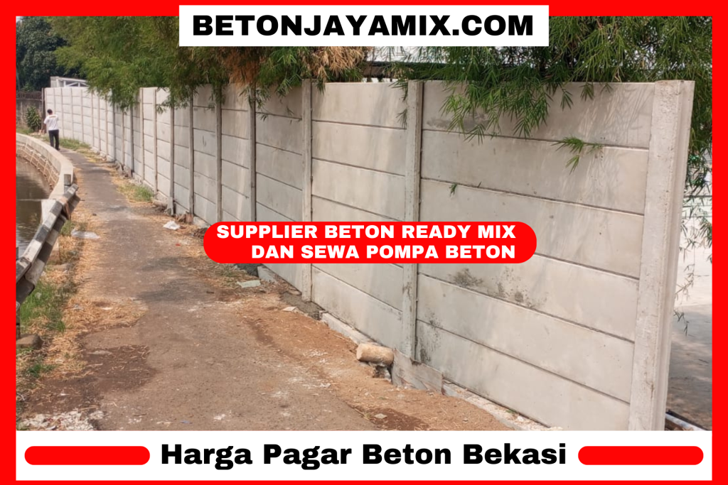 Harga Pagar Panel Bekasi Per Meter Terpasang Murah - Beton Jayamix
